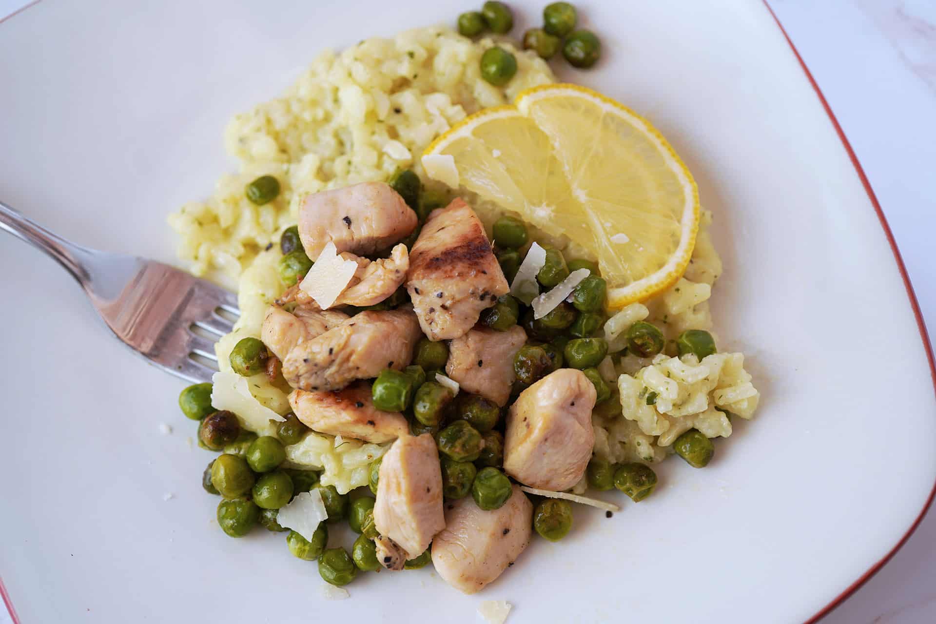 Lemon Chicken with Peas – Lake Geneva Country Meats